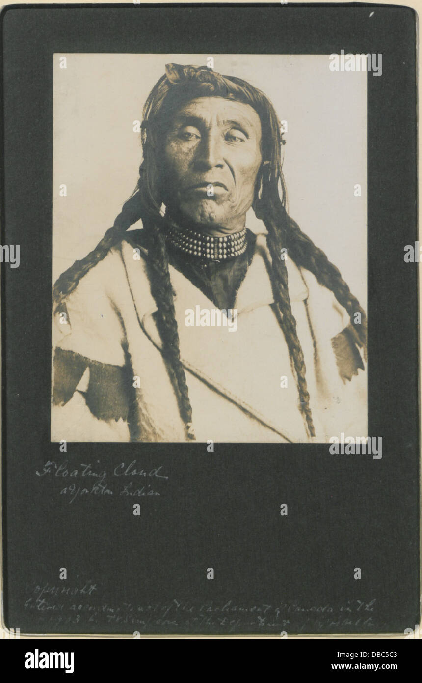 The image shows Floating Cloud, a Yorkton Indian, part of the ...