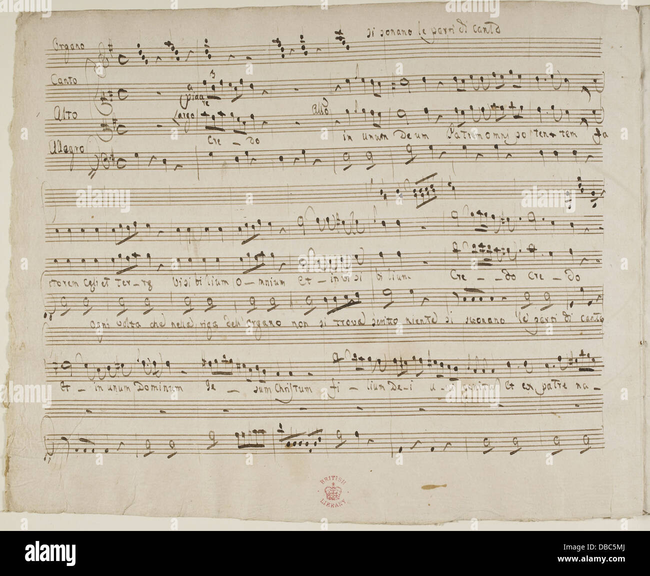 Manuscript score opera hi-res stock photography and images - Alamy