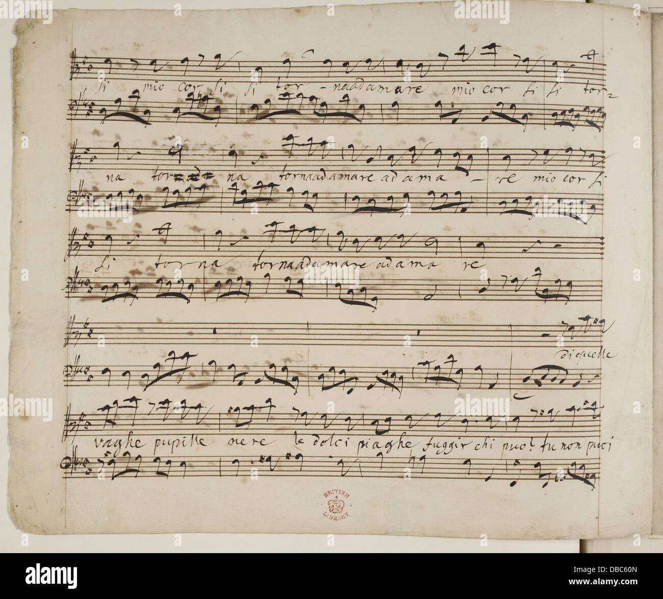 Manuscript music handel hi-res stock photography and images - Alamy