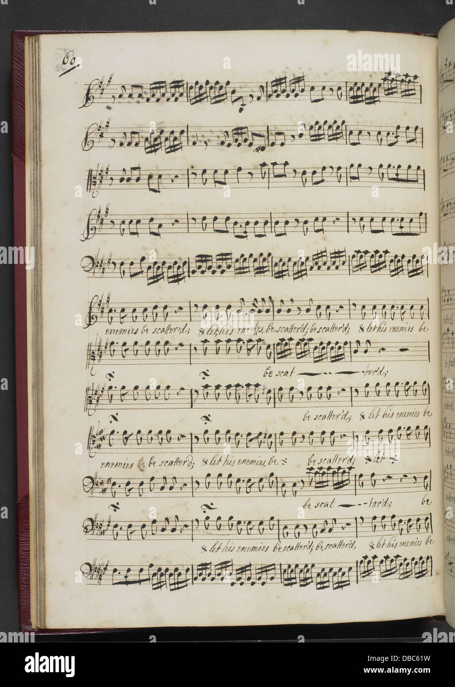 Manuscript music handel hi-res stock photography and images - Alamy