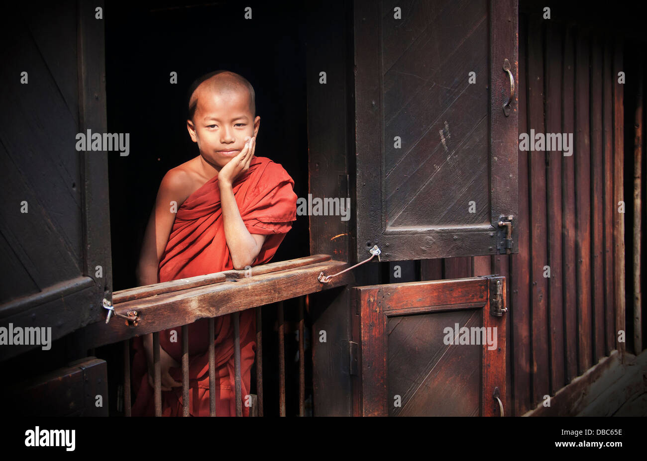 Portrait Novice Monk High Resolution Stock Photography and Images - Alamy