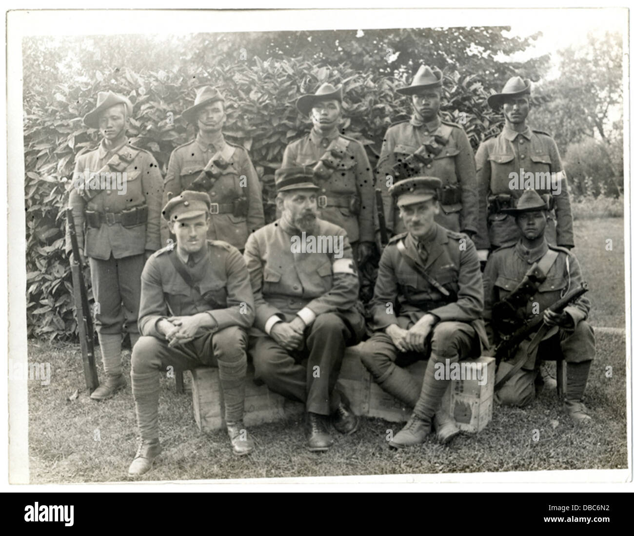 Group photo british army officers hi-res stock photography and images ...