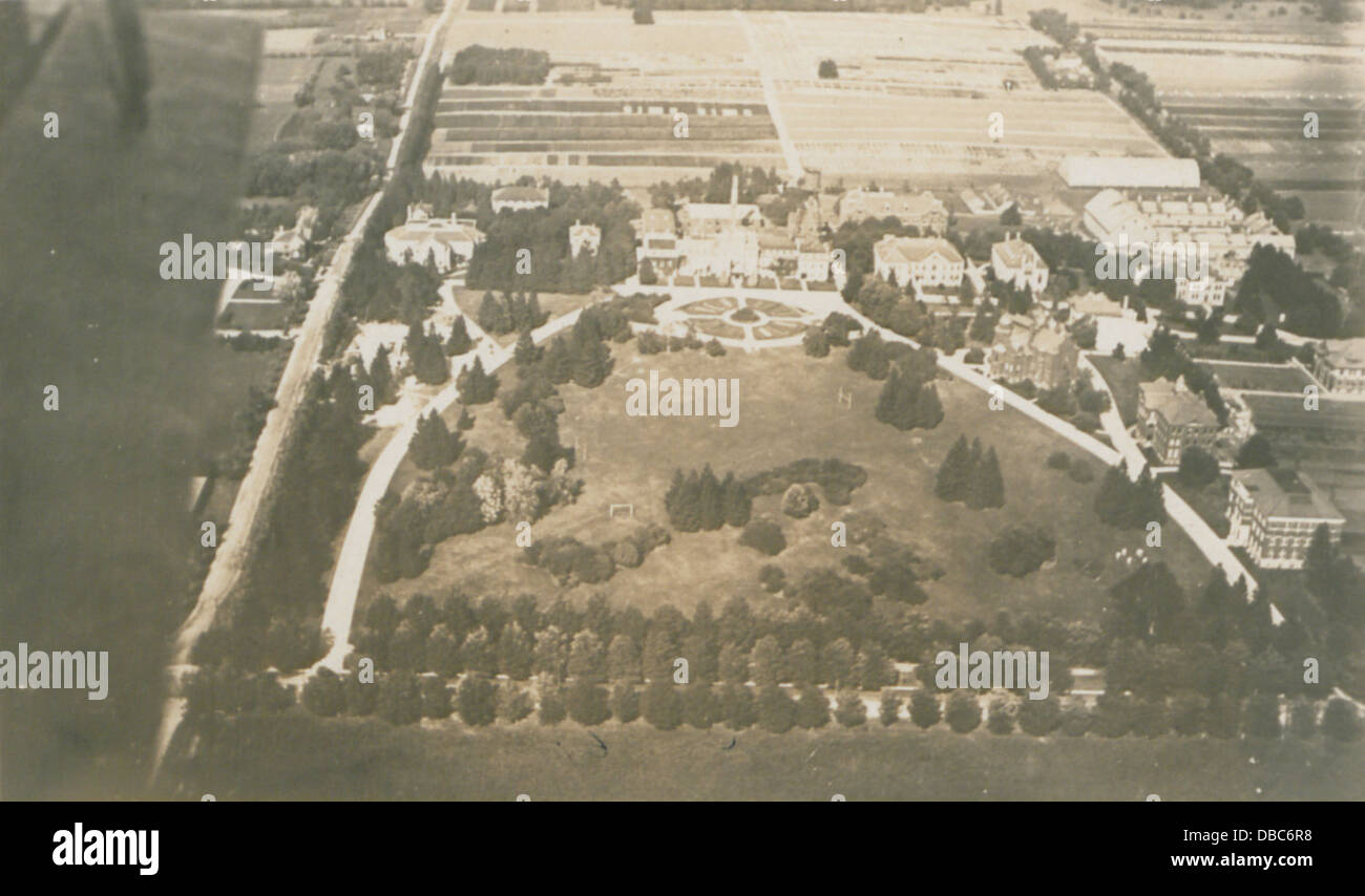 An aerial photograph of Guelph, Ontario, showing the city's layout and ...