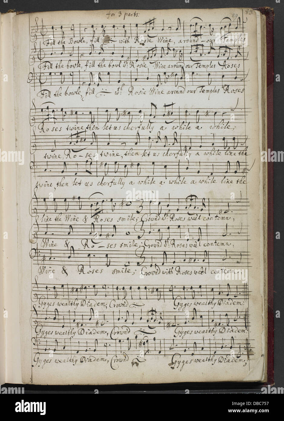 A manuscript illustration by Henry Bowman depicting a scene with the ...