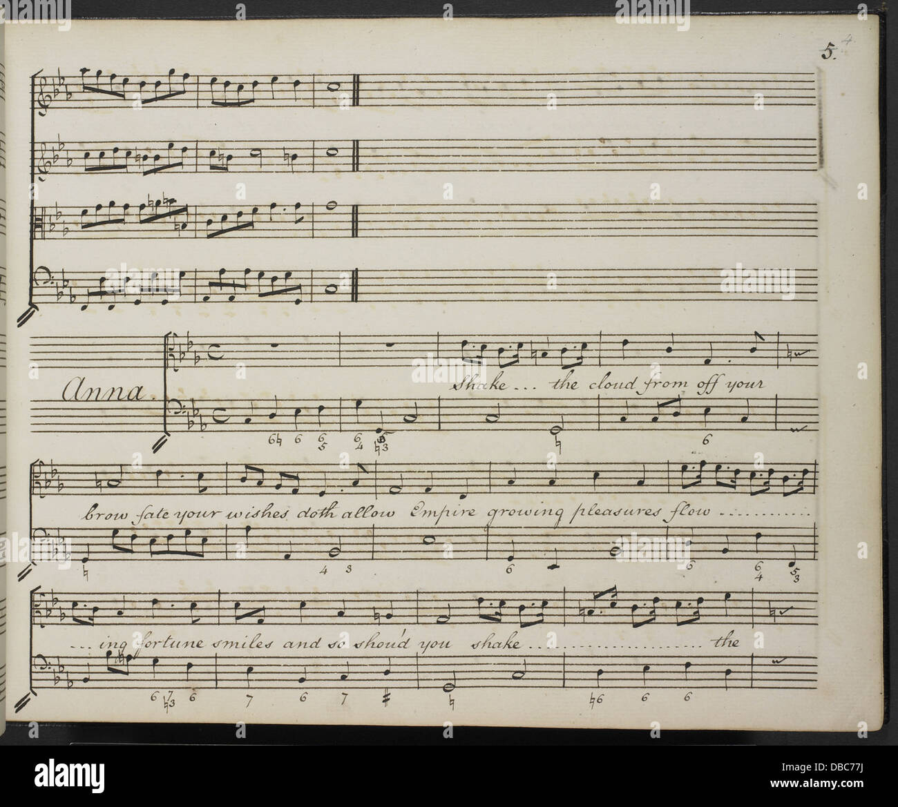 This manuscript contains Henry Purcell’s opera 'Dido and Aeneas,' a ...