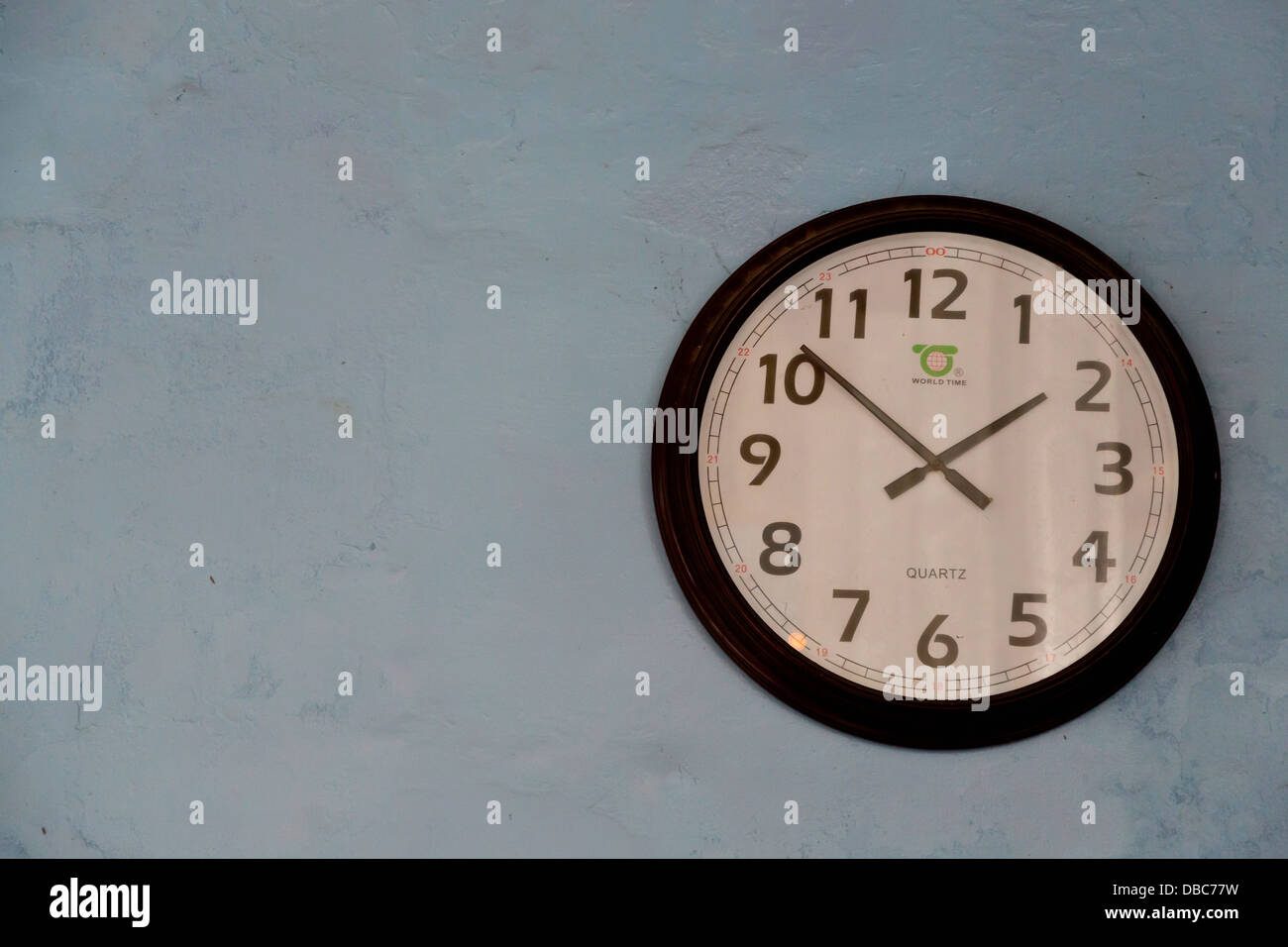 Clock in a Church in Tagbilaran on Bohol Island, Philippines Stock ...