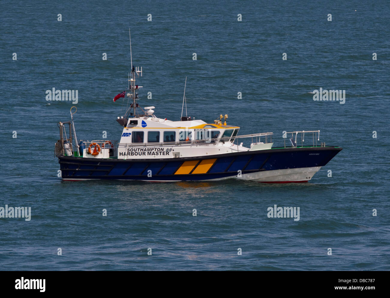 Southampton Harbour Master Spitfire, Southampton Water, Hampshire ...