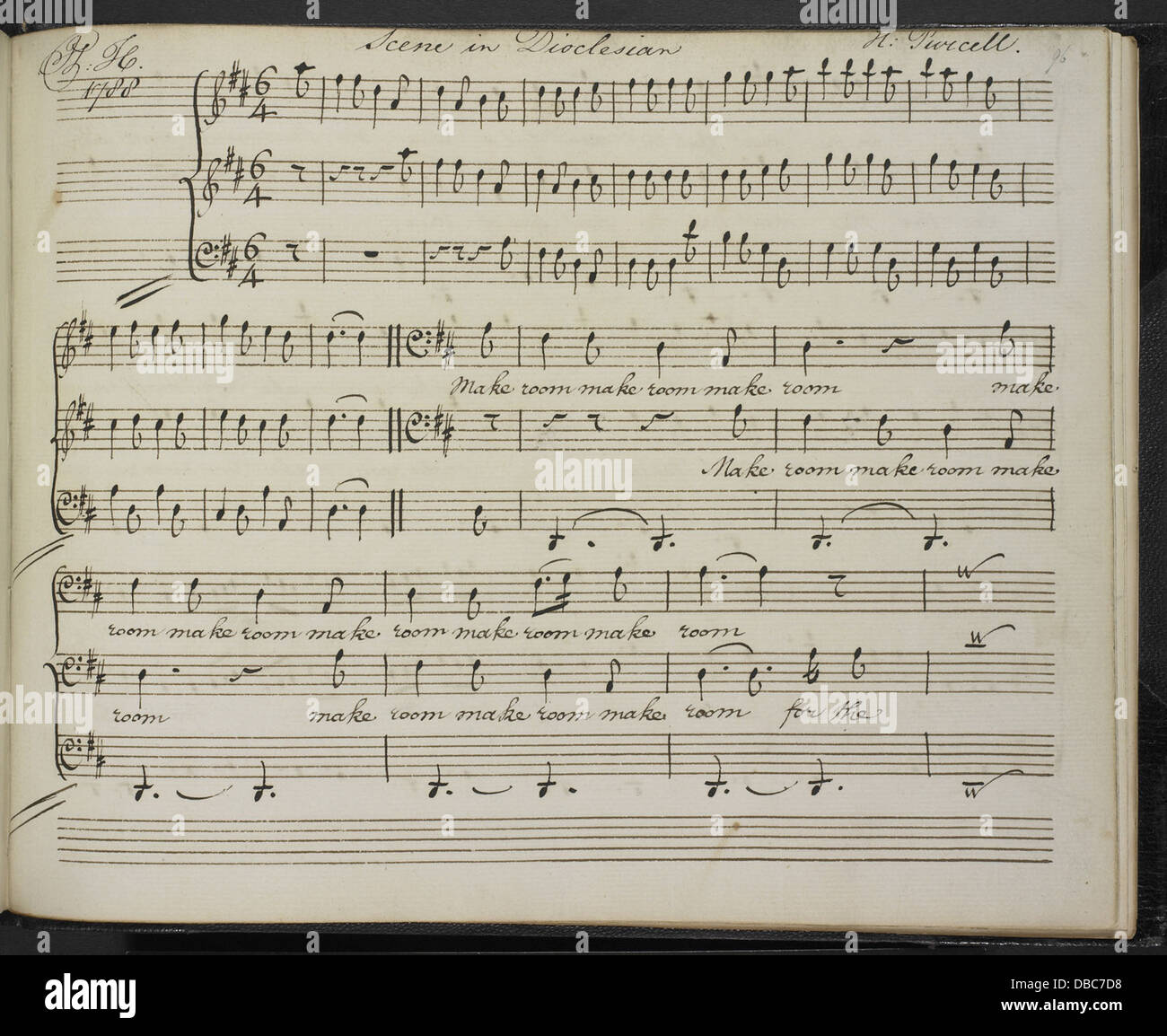 This image illustrates a scene from 'Dioclesian,' a work by English ...