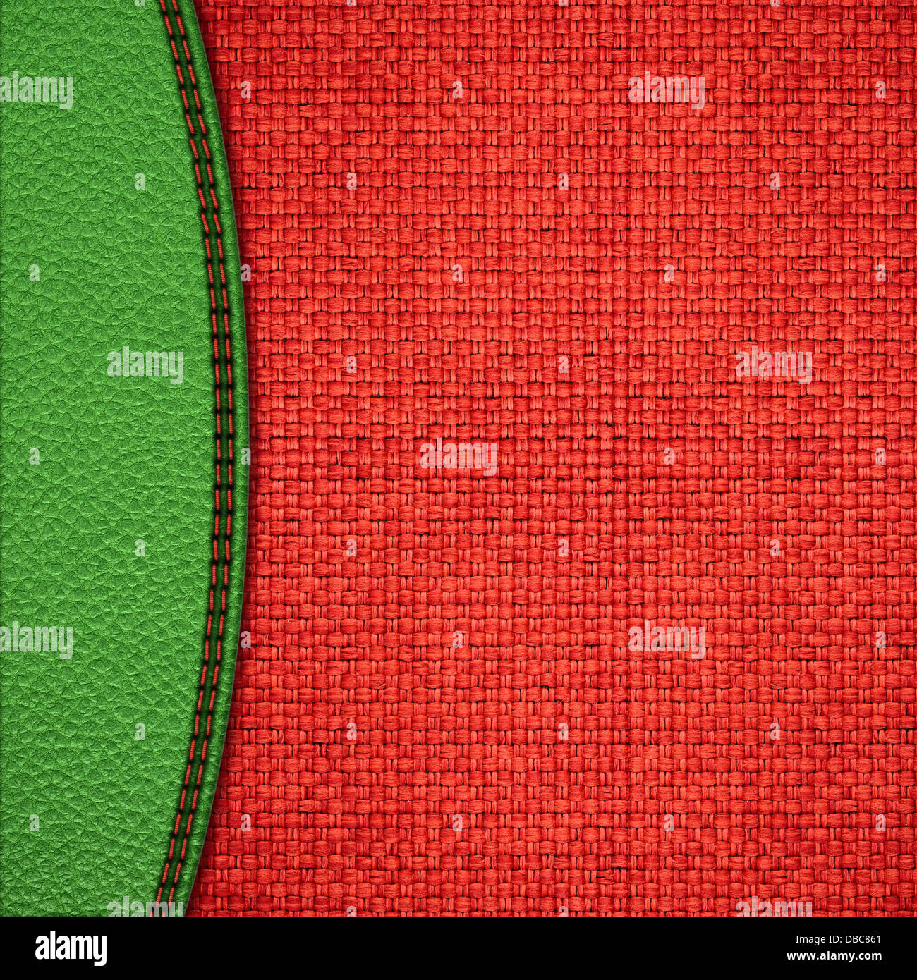 stitched leather background Stock Photo - Alamy