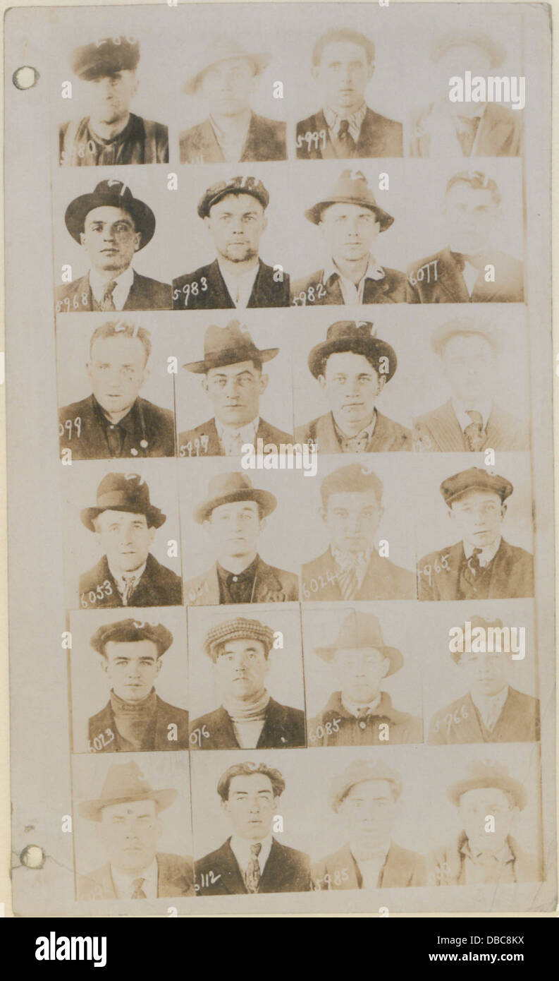 The image depicts the Criminal Identification Book of Calgary’s ...