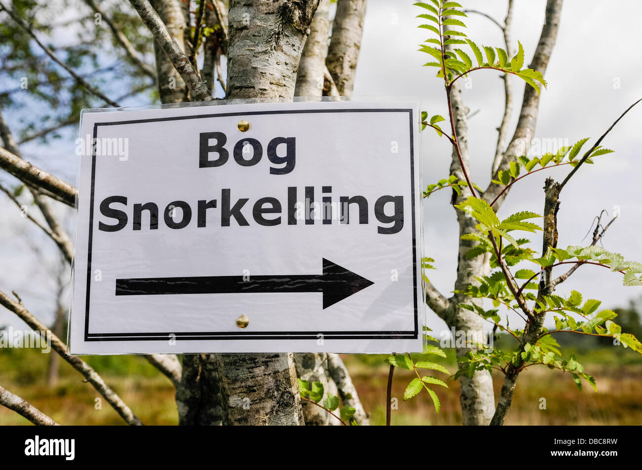 Dungannon, Northern Ireland, 28th July 2013 - A sign directs vistors to ...