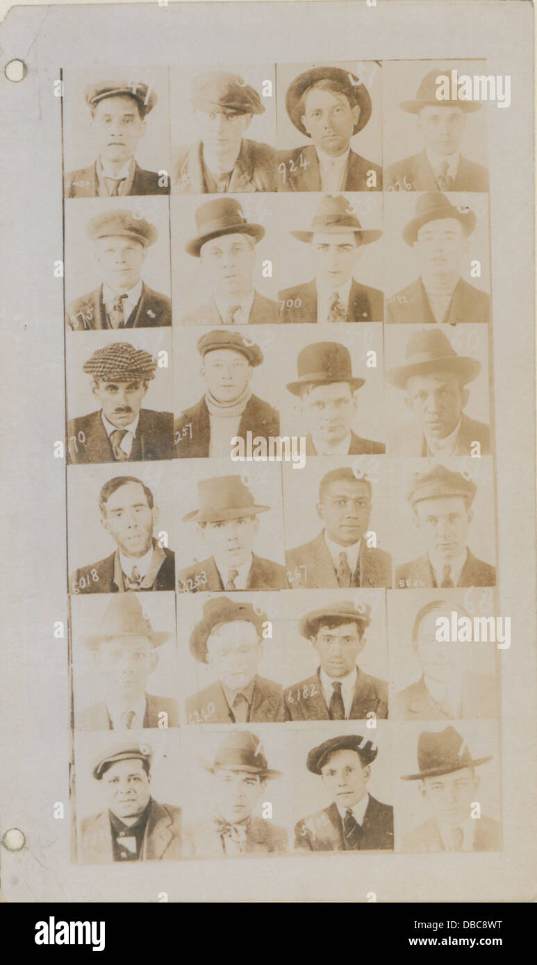 Early criminal identification hi-res stock photography and images - Alamy