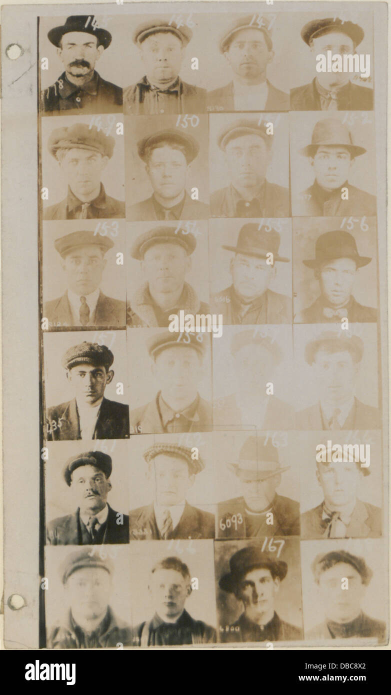 A historical document from the Calgary Identification Department ...