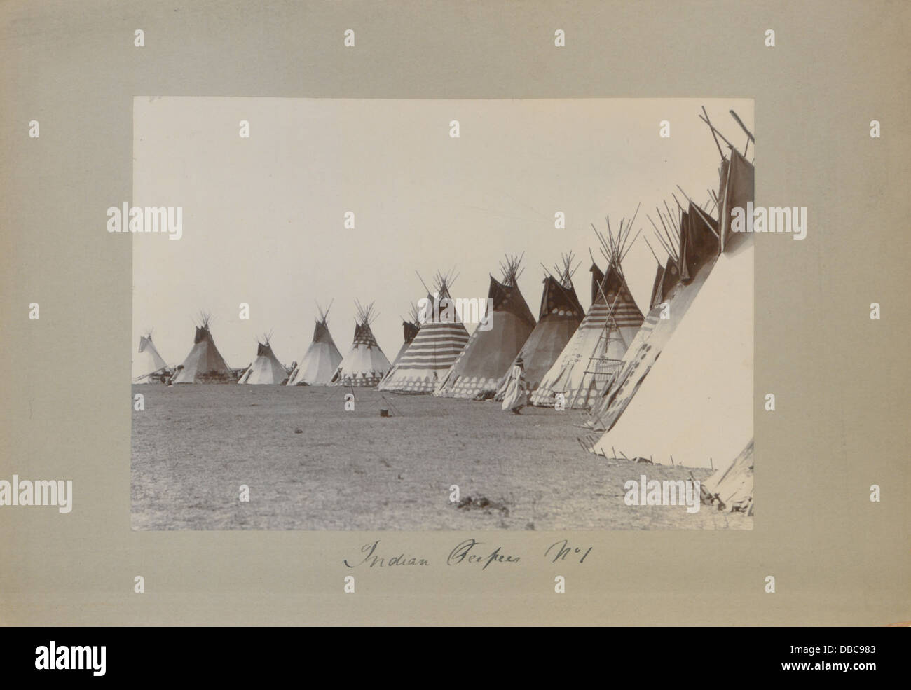 This image showcases traditional Native American teepees, capturing the ...