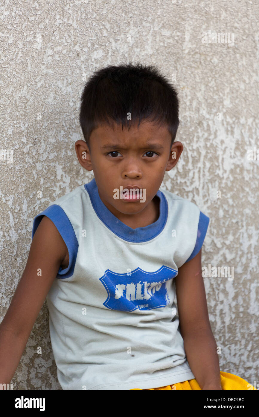 Little Boy on Bohol Island, Philippines Stock Photo - Alamy