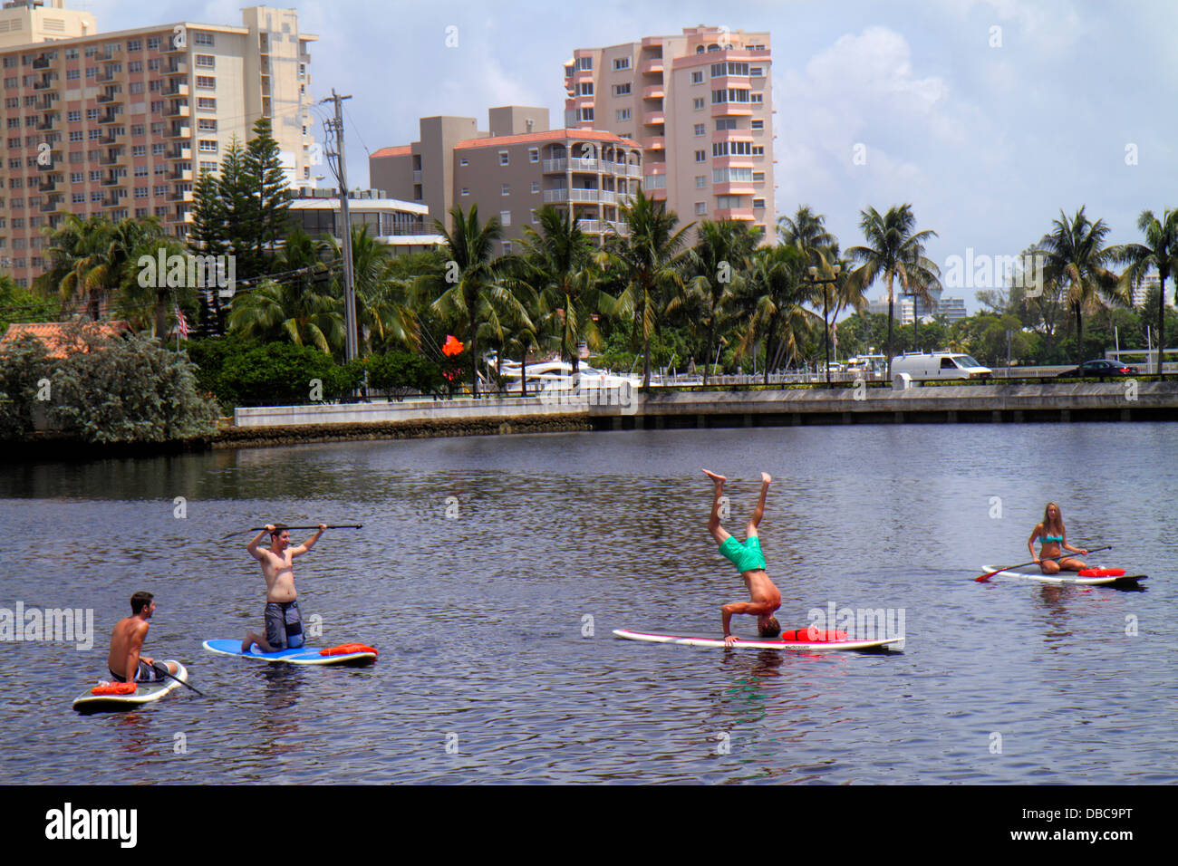 Man paddleboarding in fort hi-res stock photography and images - Alamy