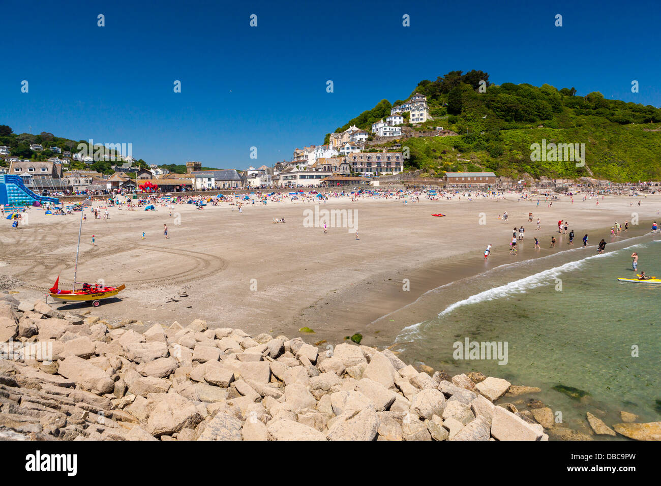 Looe beach in Cornwall, England, United Kingdom, Europe Stock Photo - Alamy