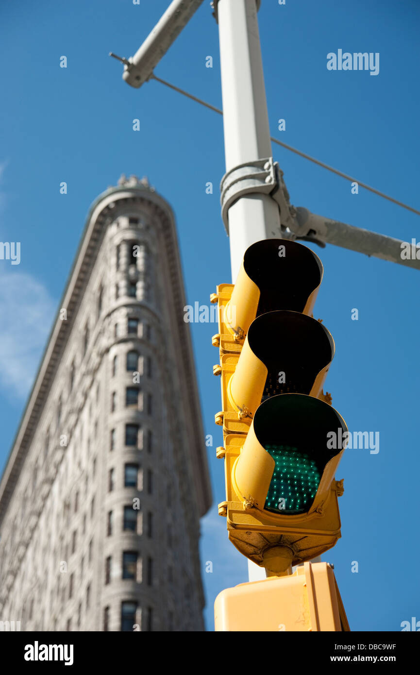 A view of the Flatiron Building in New York City Stock Photo - Alamy