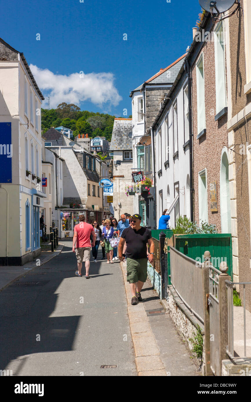 Looe cornwall street hi-res stock photography and images - Alamy