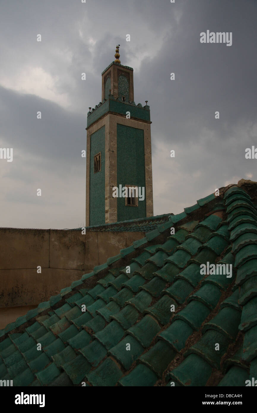 Mosque with green roof hi-res stock photography and images - Alamy