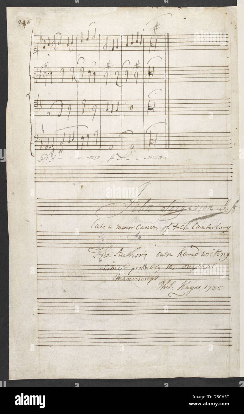 This image displays a page from the manuscript of 'O God the strength ...