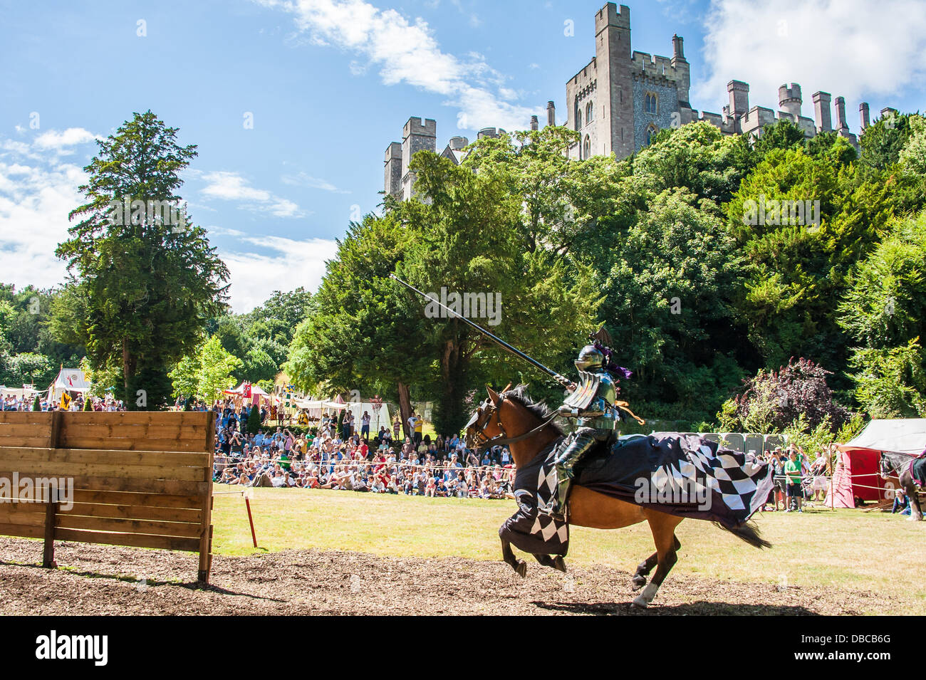 Joust week at Arundel Castle photo ©Julia Claxton Stock Photo - Alamy