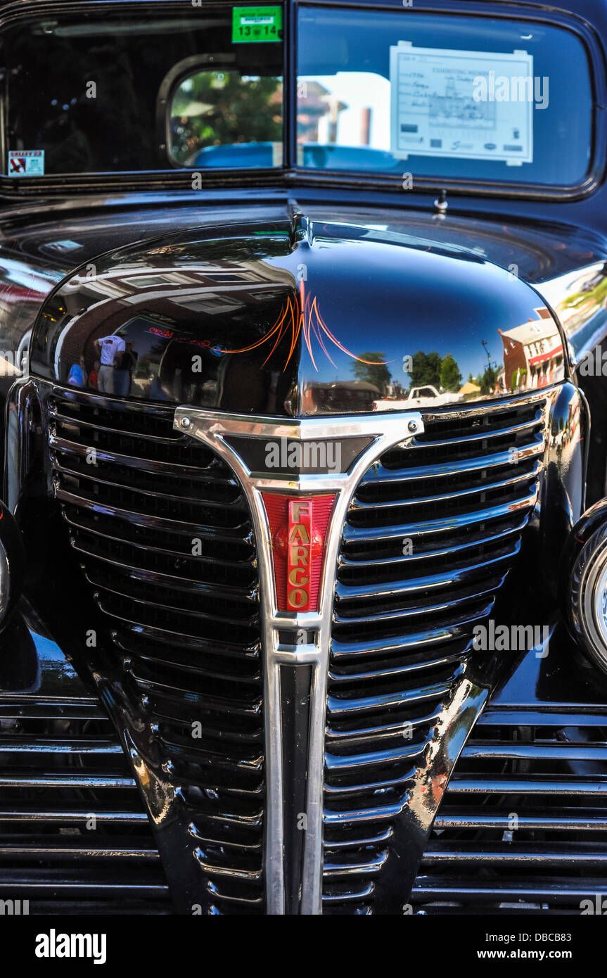 Saco, Maine, USA. 27th July 2013. old american car in a annual ...