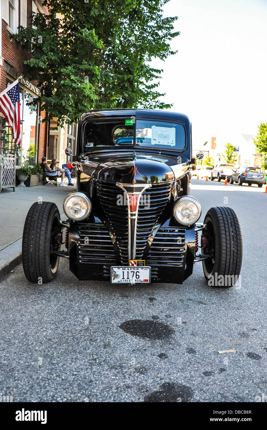 Saco, Maine, USA. 27th July 2013. old american car in a annual ...