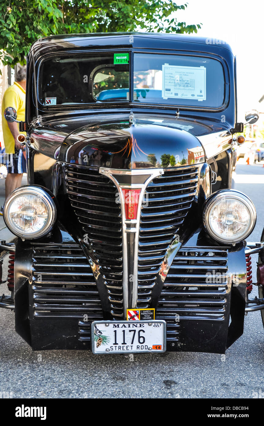 Saco, Maine, USA. 27th July 2013. old american car in a annual ...