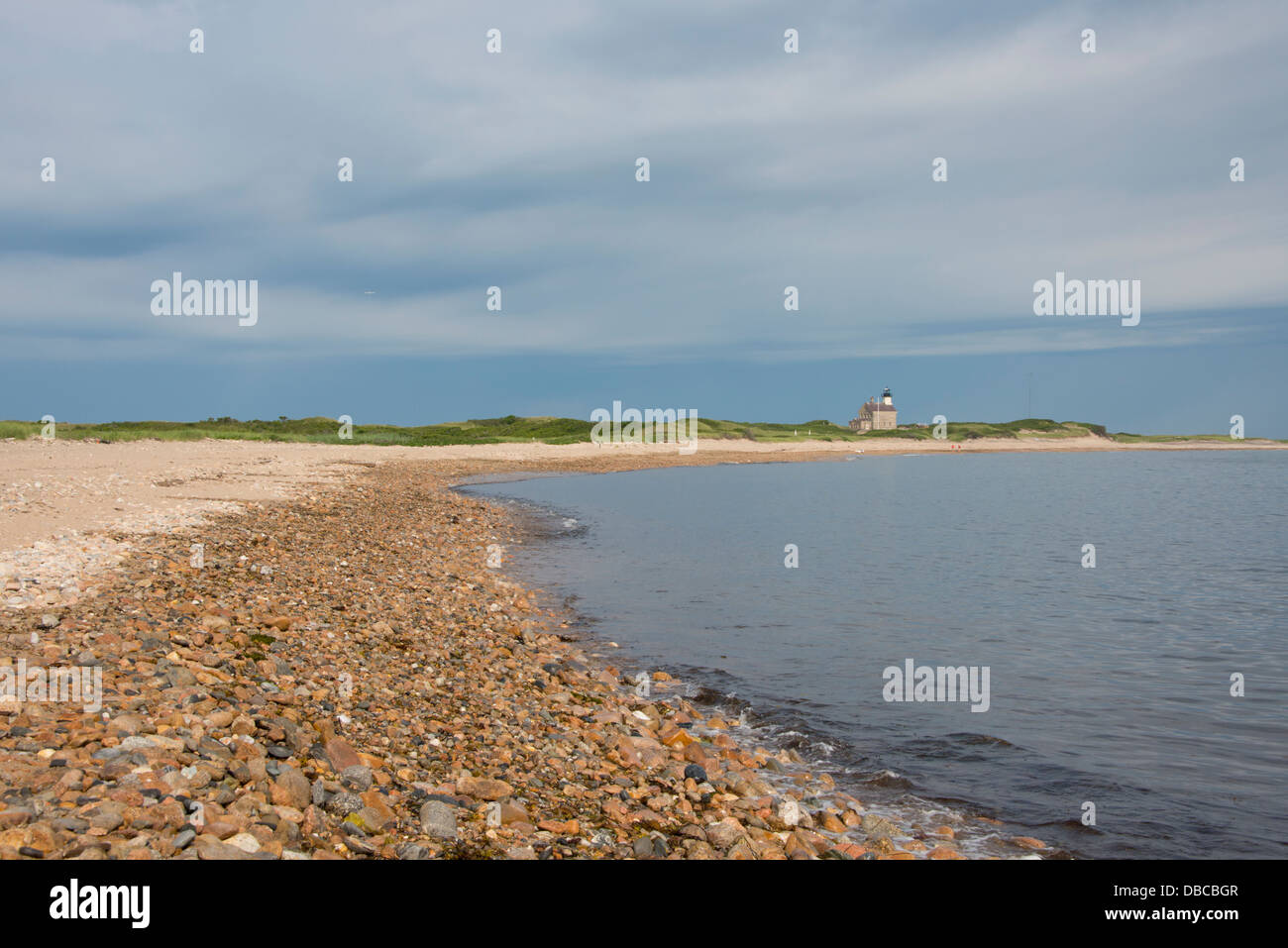 Rhode Island, Block Island, Sandy Point. Historic North Light ...