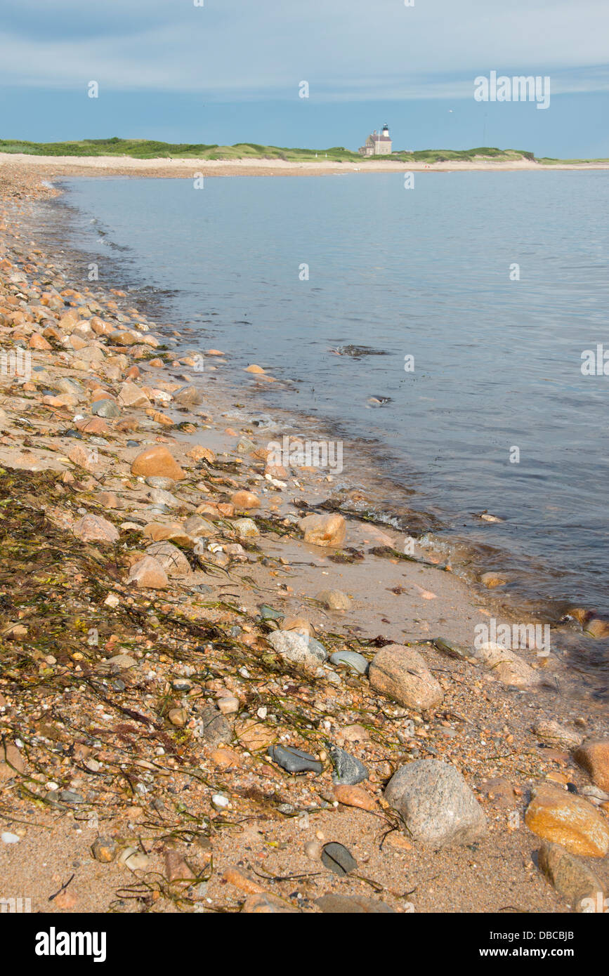 Rhode Island, Block Island, Sandy Point. Historic North Light ...