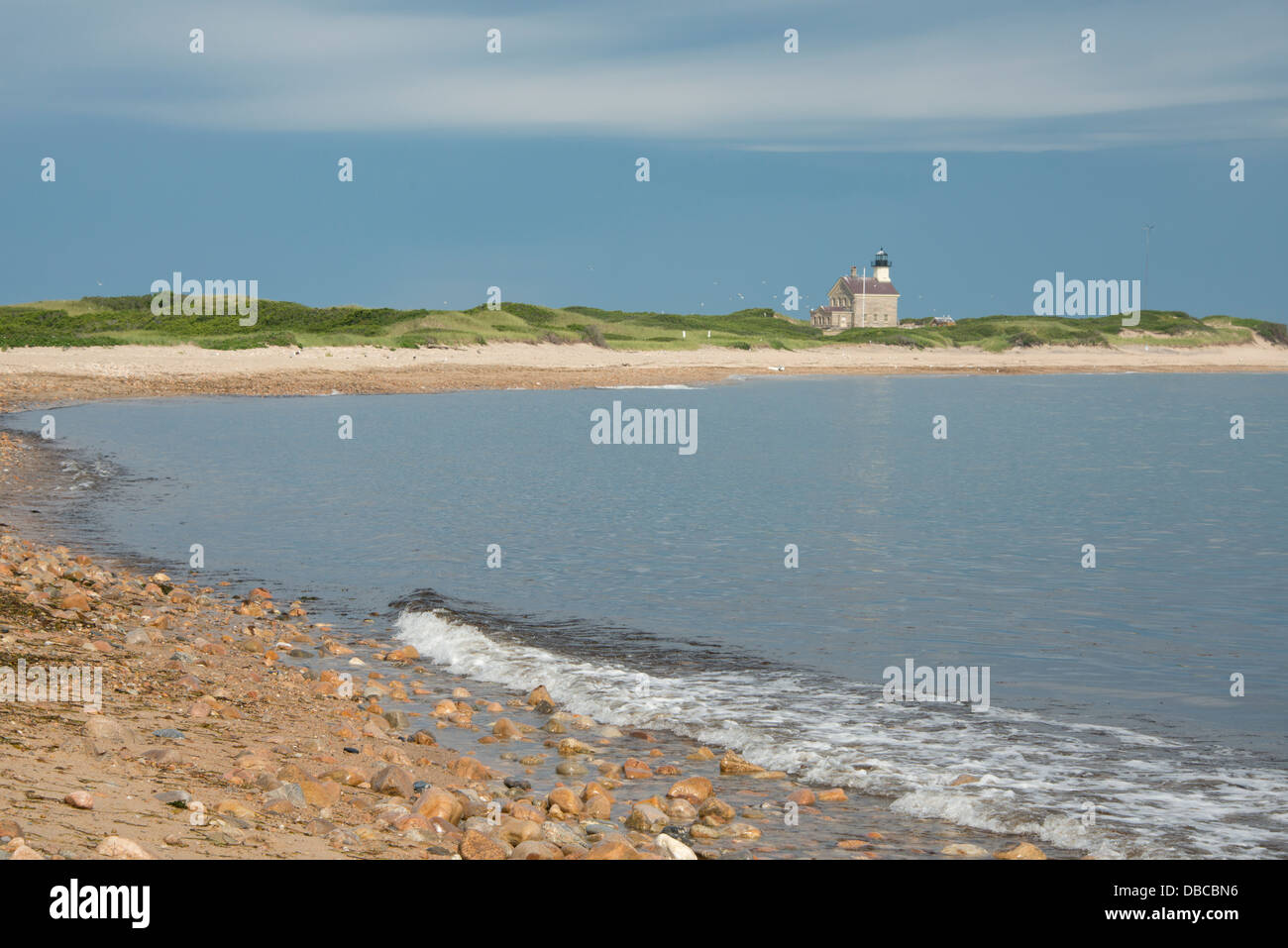 Rhode Island, Block Island, Sandy Point. Historic North Light ...