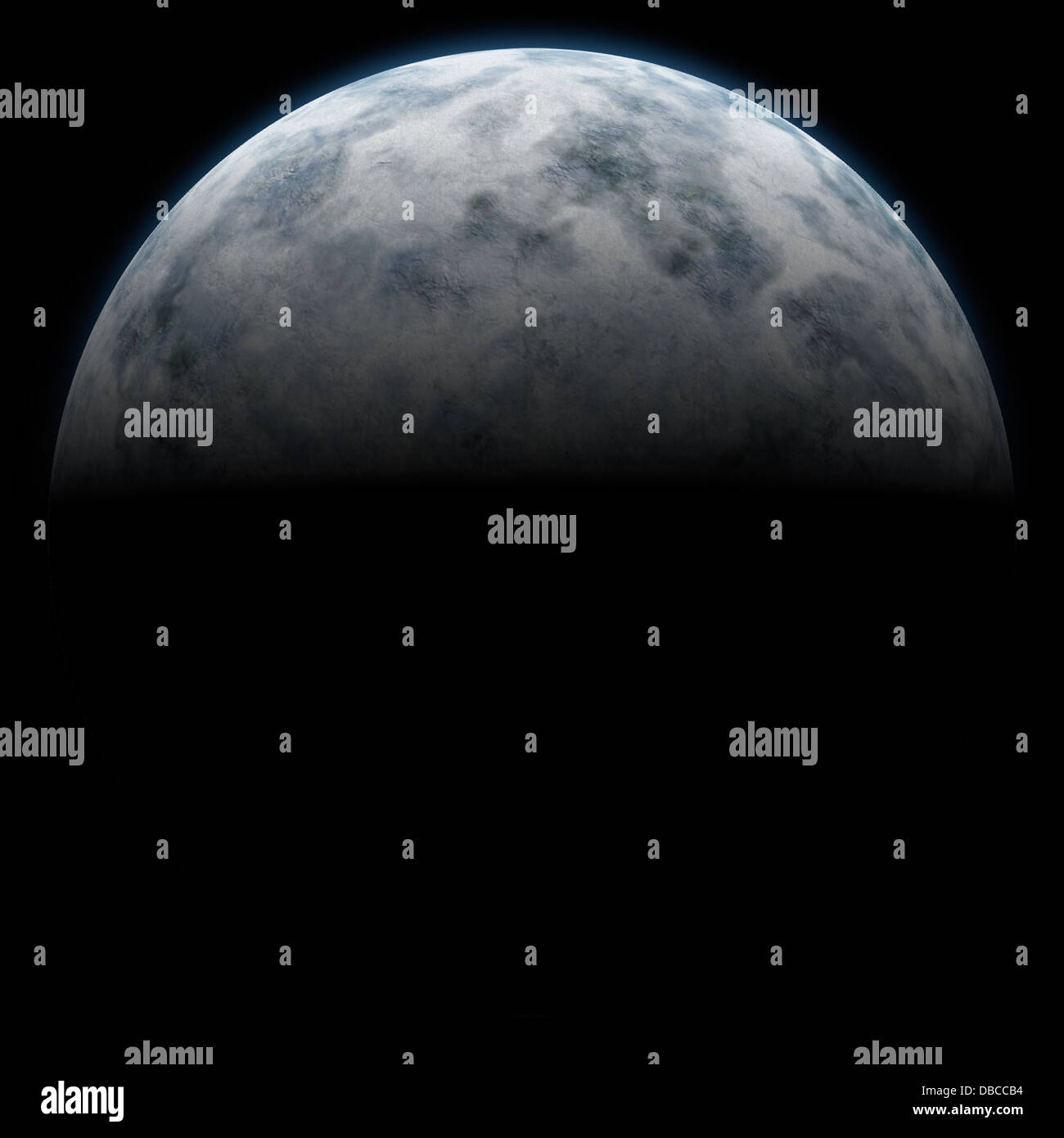 Earth Like pLanet illustration Stock Photo - Alamy