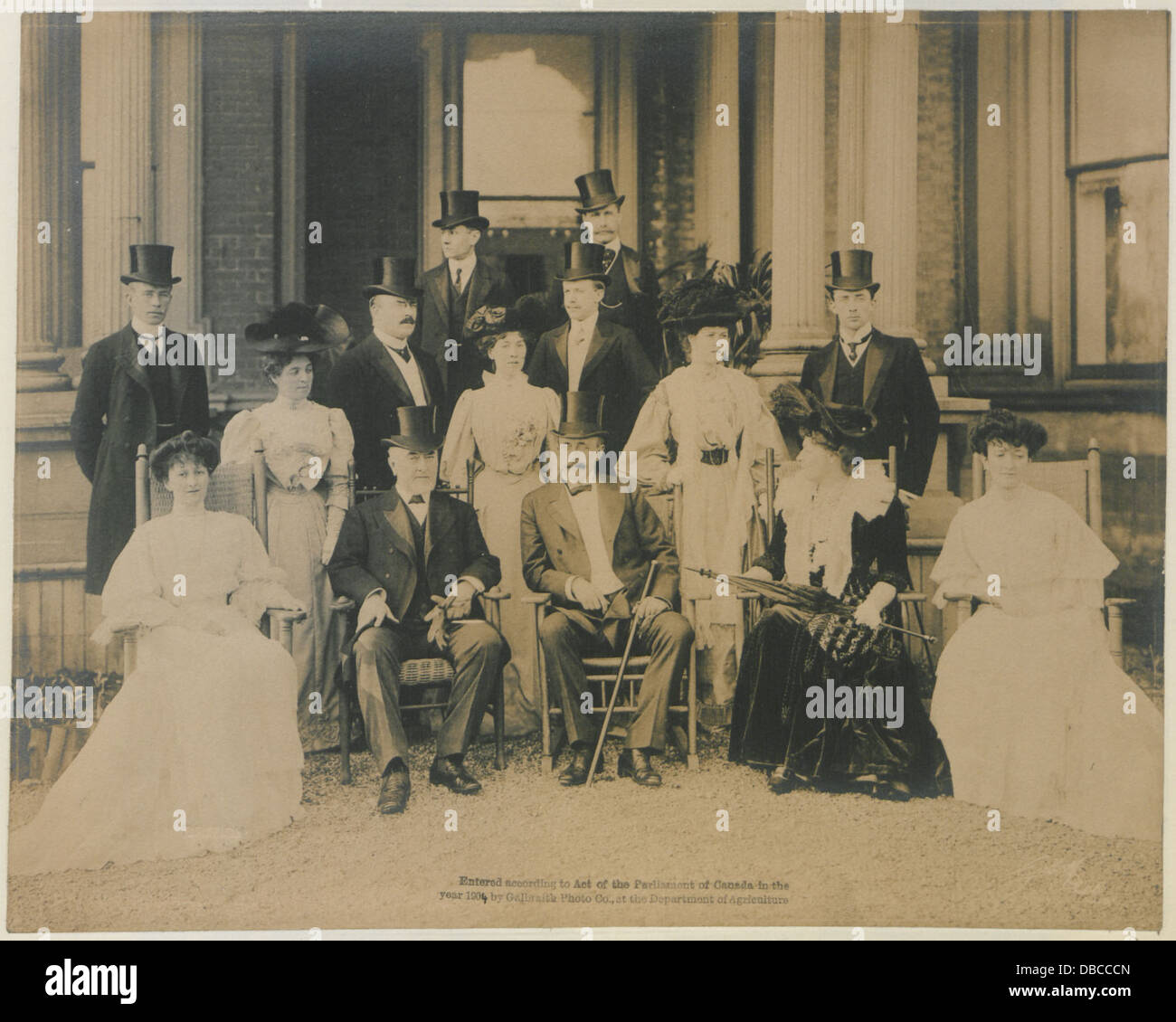 This photograph features the Lieutenant Governor and his vice-regal ...