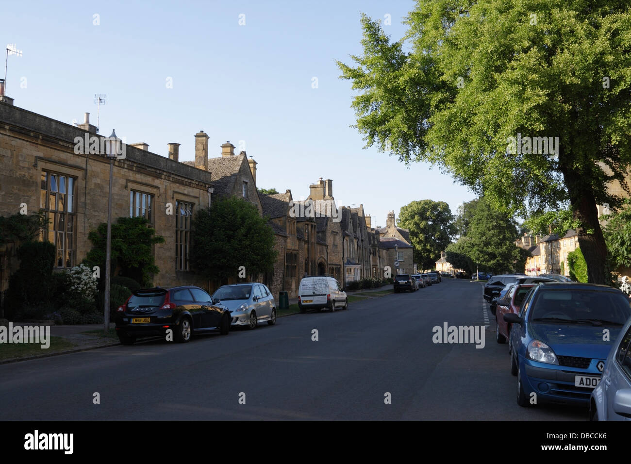 Grevel house chipping campden cotswold high street hi-res stock ...