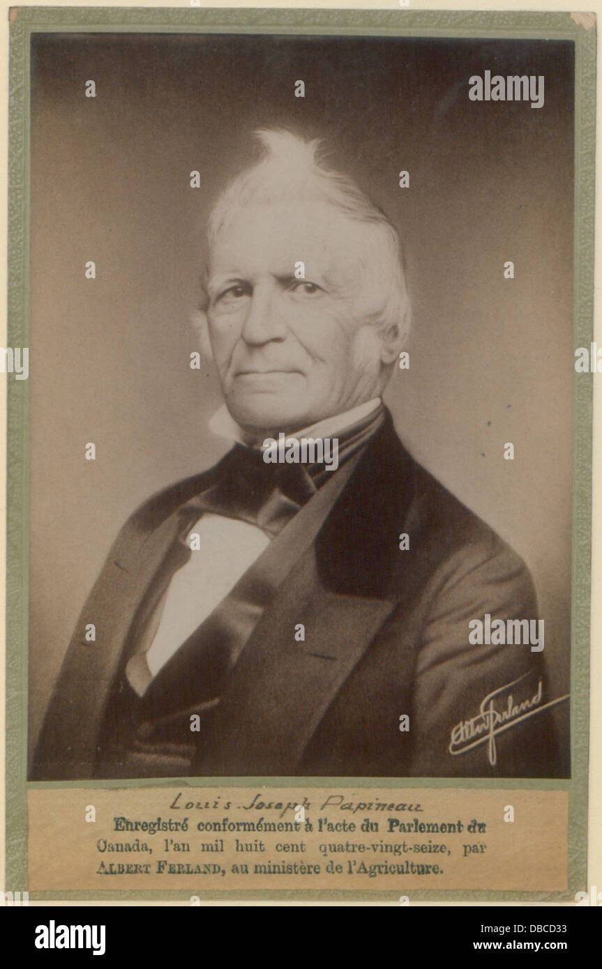 Louis Joseph Papineau, a key figure in Canadian history and politics ...