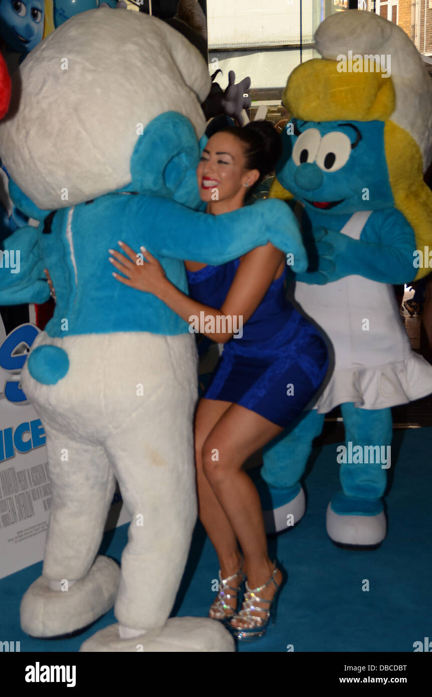 London, UK. 28th July, 2013. Smurfs 2 UK Premiere: Maria Kouka - VUE ...