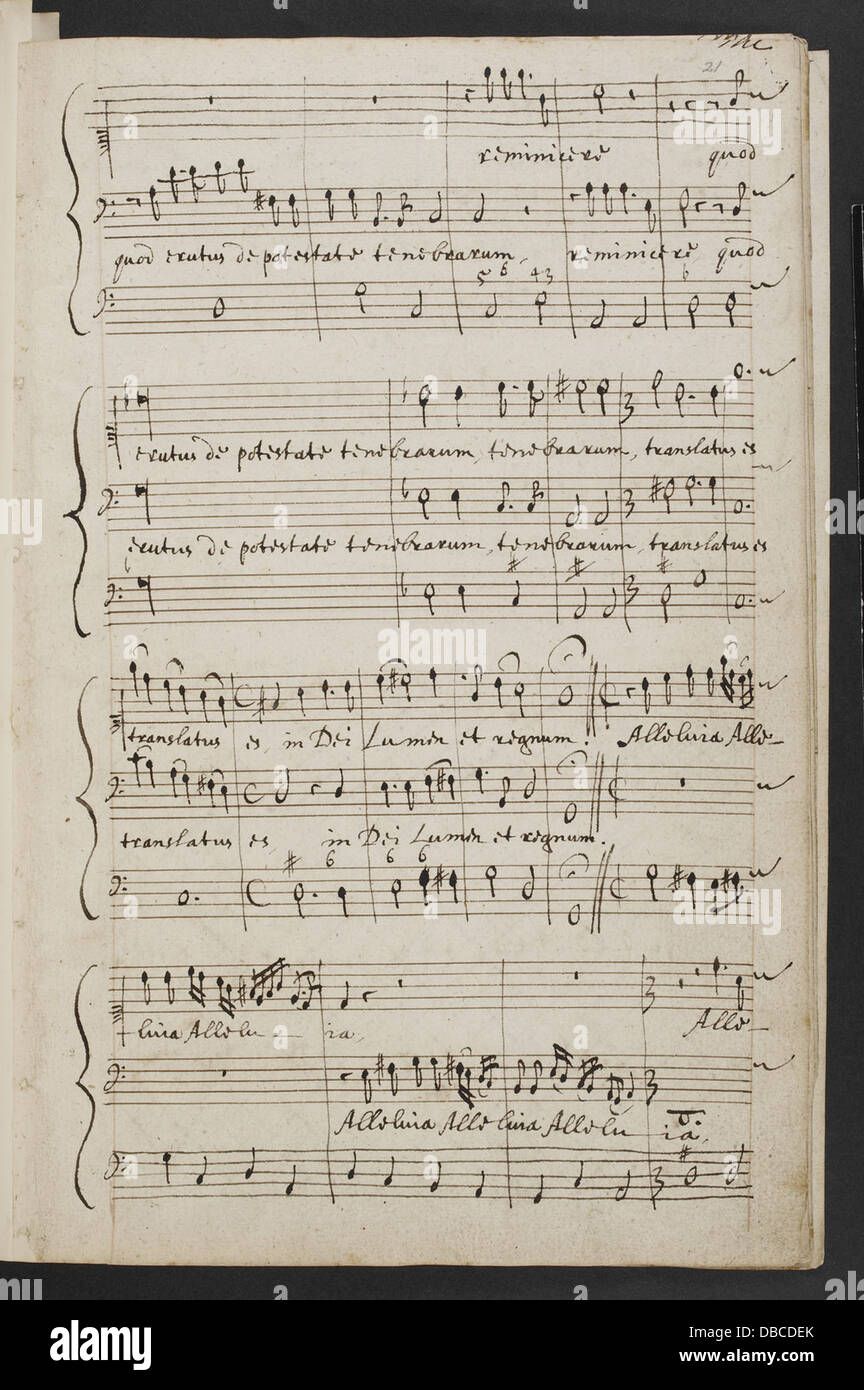 Matthew Locke's composition 'Agnosce O Christiane' is preserved in a ...