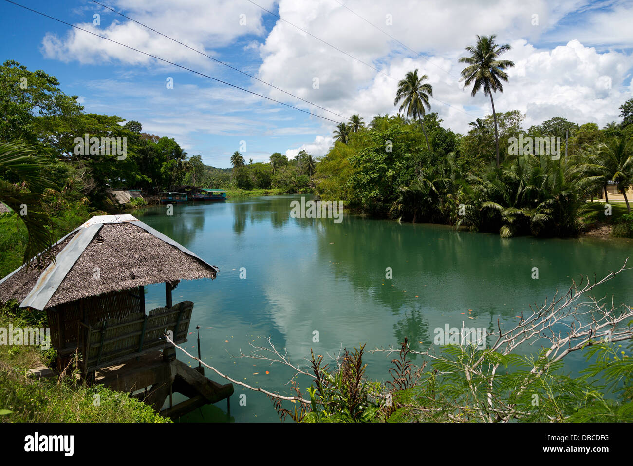 View over a River on Bohol Island, Philippines Stock Photo - Alamy