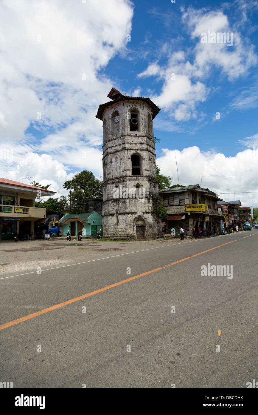Bell Tower on Bohol Island, Philippines Stock Photo - Alamy