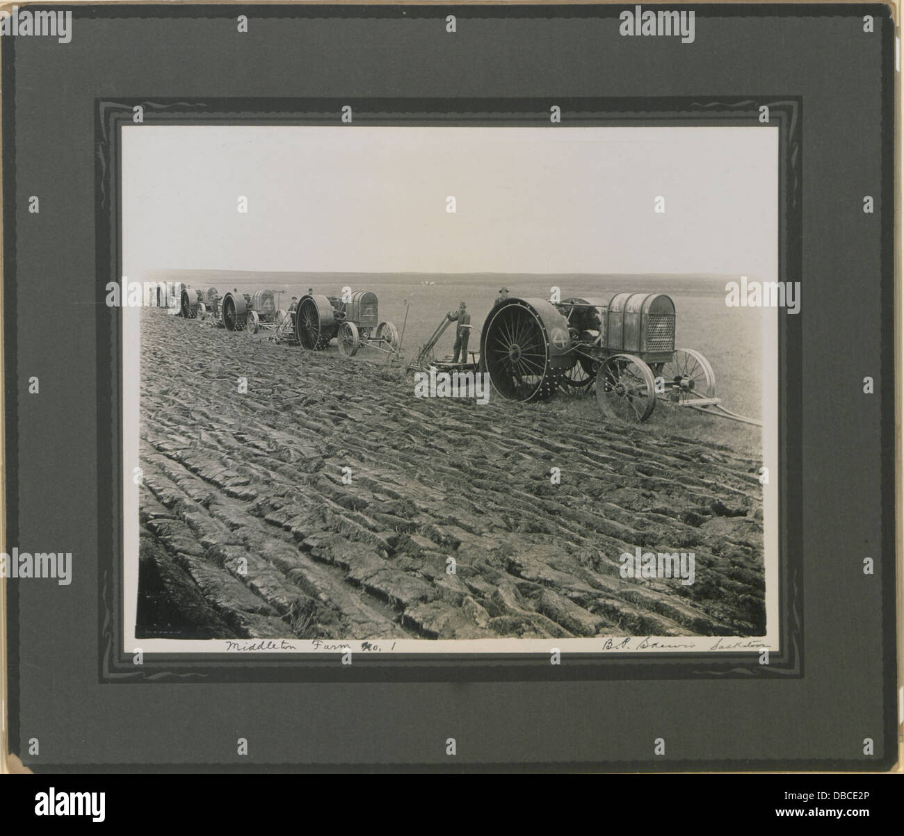 Middleton Farm No. 1 is a historical farm depicted in this image ...