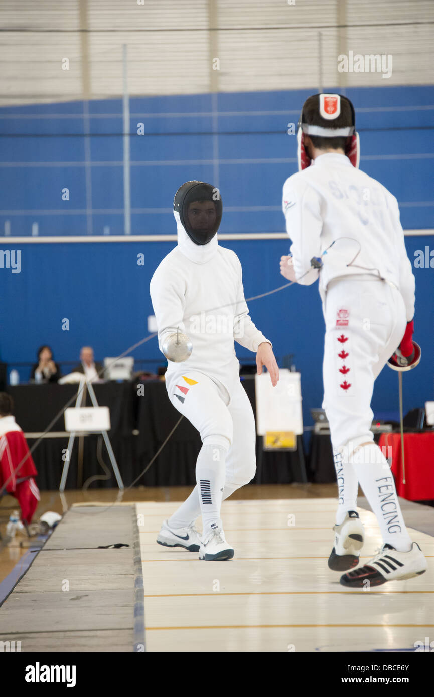 Vancouver Grand Prix of Men's Epee 2013 at Richmond Olympic Oval ...