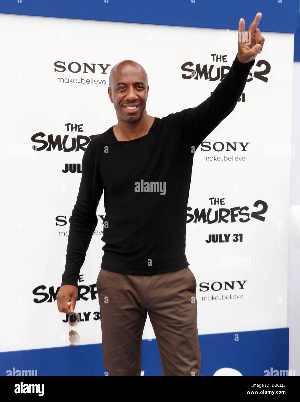 Los Angeles, CA. 28th July, 2013. JB Smoove at arrivals for THE SMURFS ...