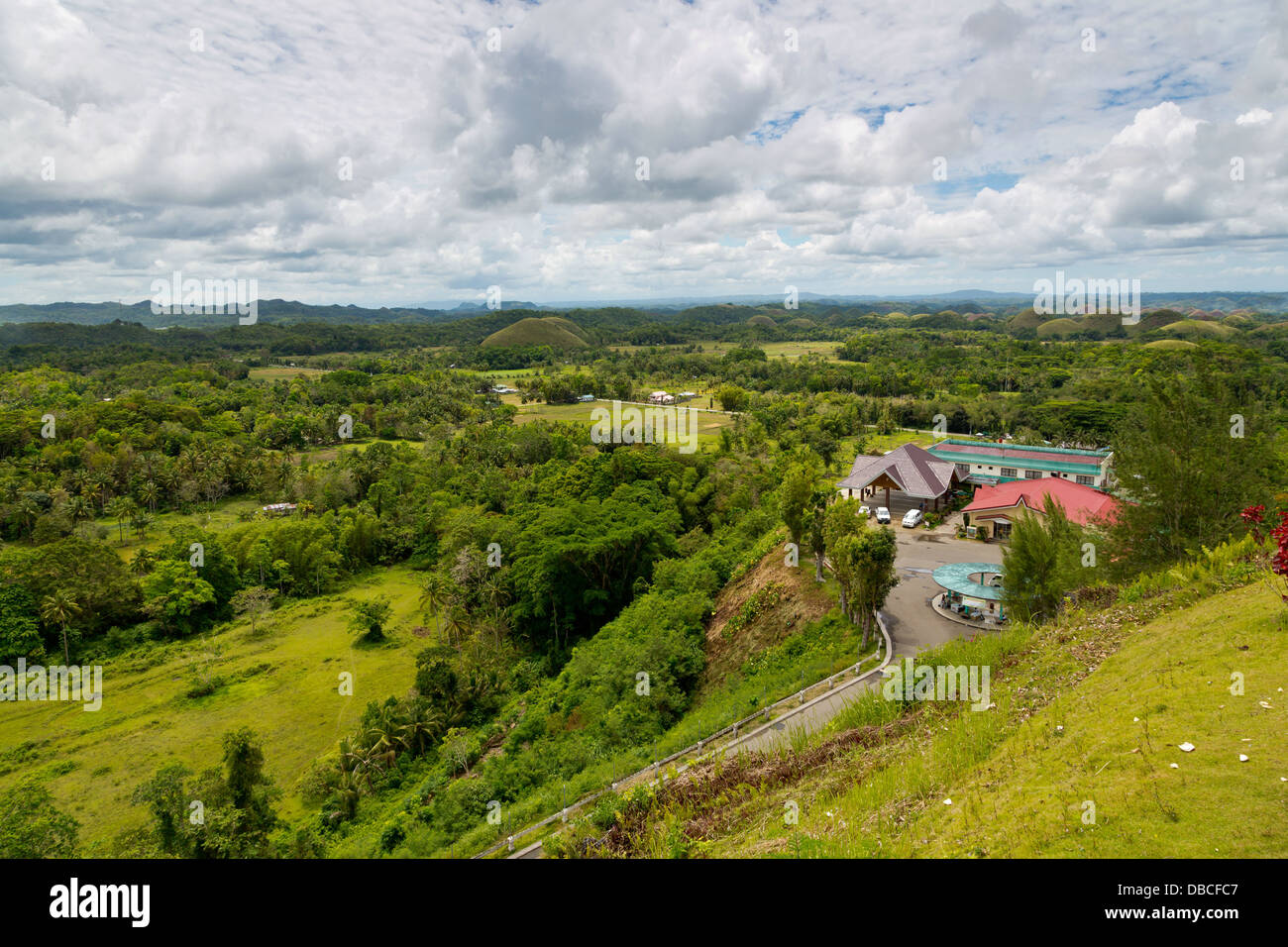 Typical Landscape on Bohol Island, Philippines Stock Photo - Alamy