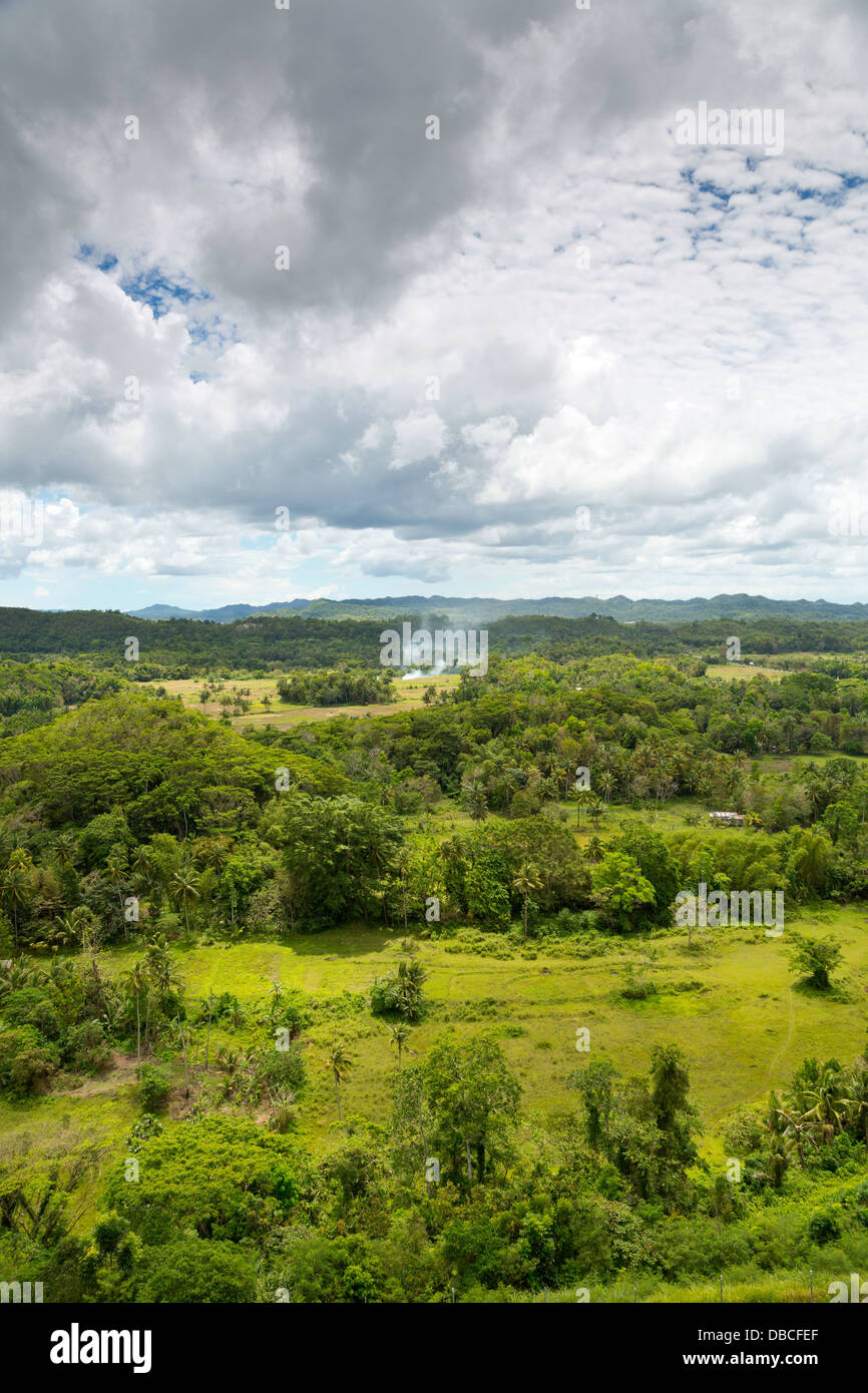 Typical Landscape on Bohol Island, Philippines Stock Photo - Alamy