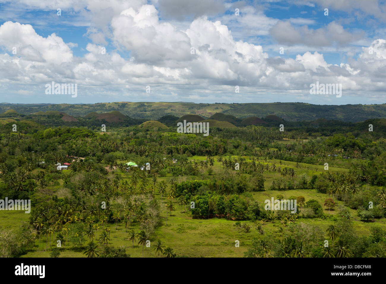 Typical Landscape on Bohol Island, Philippines Stock Photo - Alamy