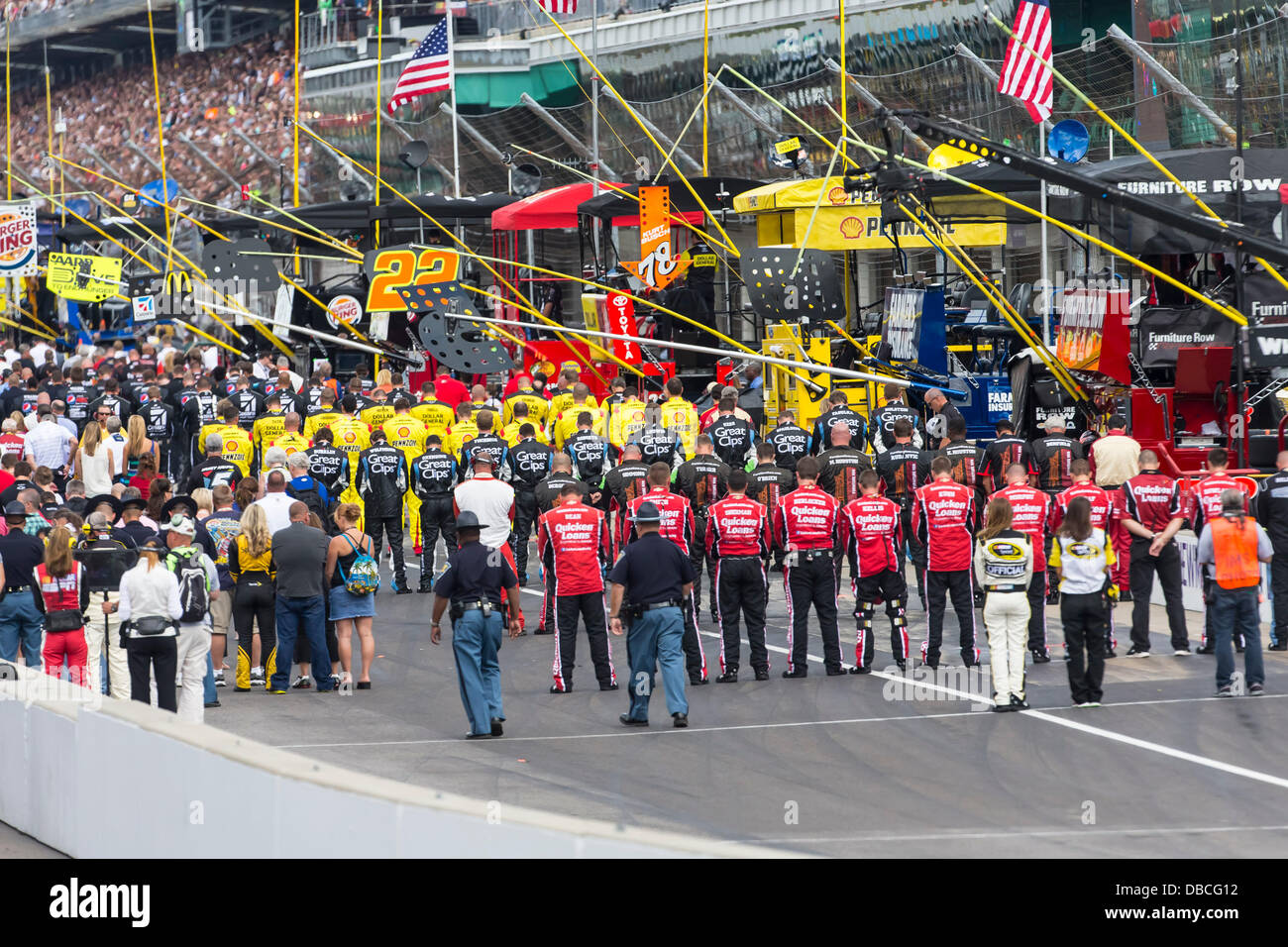 Indianapolis motor speedway nascar race hi-res stock photography and ...