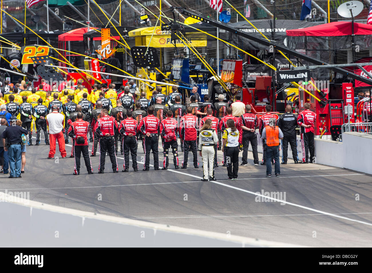 Indianapolis motor speedway nascar race hi-res stock photography and ...