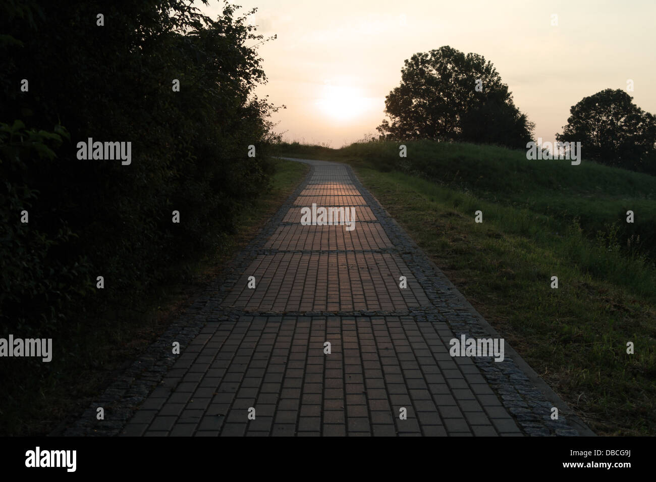 reflection of morning sun Stock Photo - Alamy