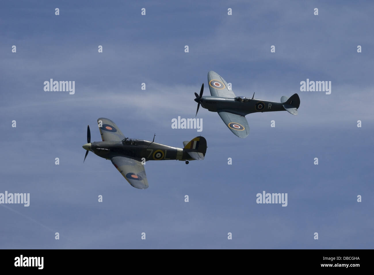 Raf hawker hurricane spitfire fighter hi-res stock photography and ...